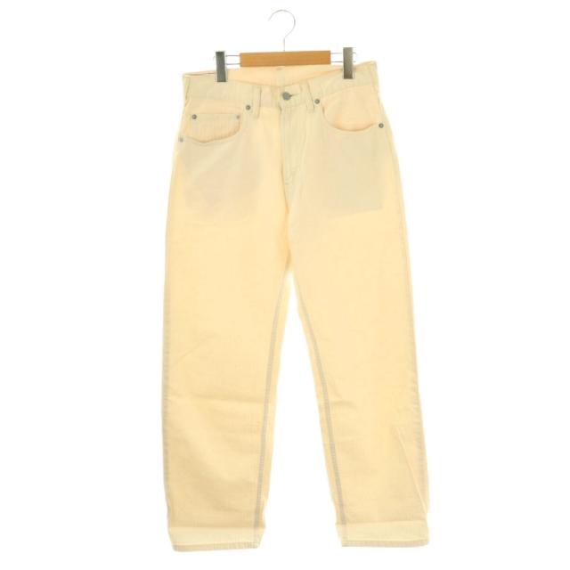 【中古】ヒステリックグラマー HYSTERIC GLAMOUR ルーズストレートパンツ ワイド ロールアップ S アイボリー