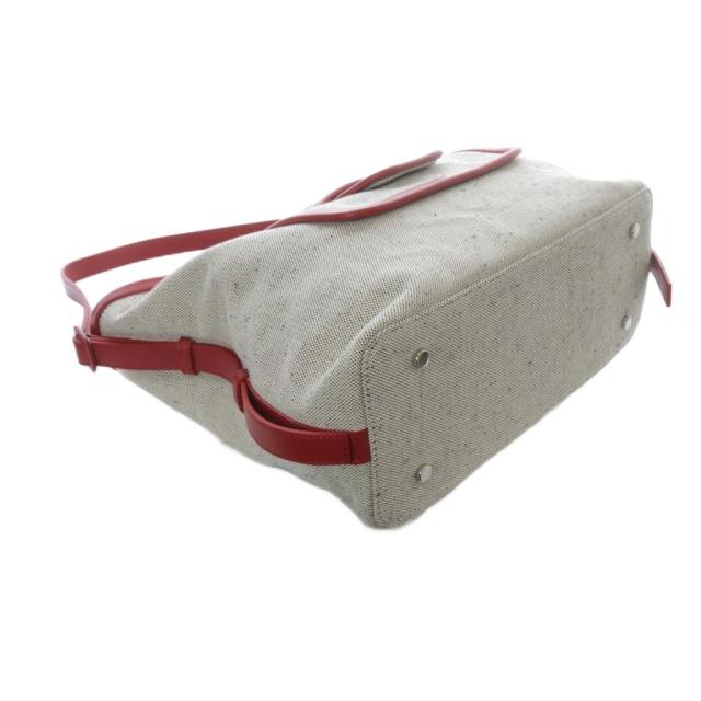 【中古】ピエールアルディ PIERRE HARDY ACV07 アルファデイ トートバッグ ハンドバッグ ベージュ レッド 中古】ピエールアルディ PIERRE HARDY ACV07 アルファデイ トート