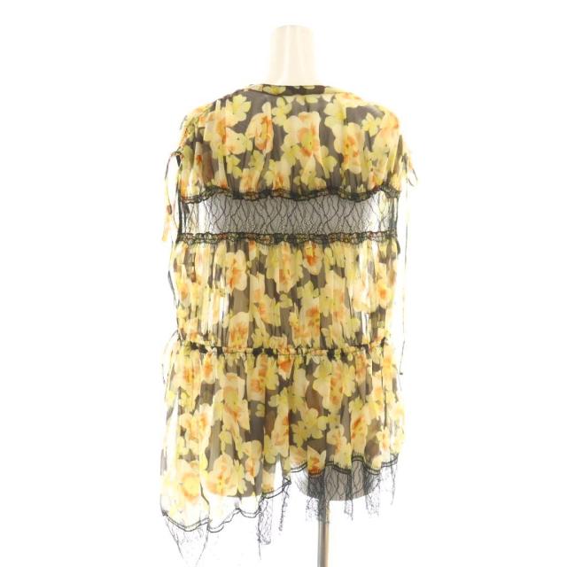 中古】スタイリング 25AW シフォンギャザーブラウス フラワープリント