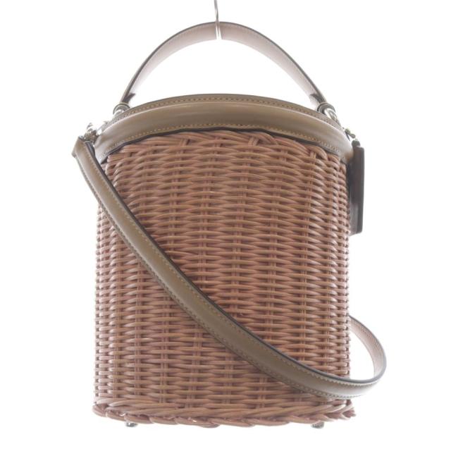 【中古】コーチ COACH バケット かごバッグ ショルダーバッグ 2way ピンク 93971 /SR レディース