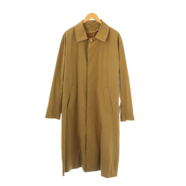 【中古】メゾンエウレカ MAISON EUREKA 061 RAIN COAT レインコートはっ水コート ステンカラー M ベージュ