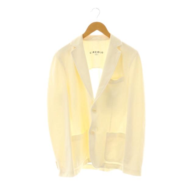 【中古】チルコロ1901 CIRCOLO1901 2Bテーラードジャケット 50 ホワイト /ES ■OS メンズ
