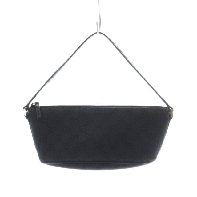 【中古】グッチ GUCCI ハンドバッグ GGキャンバス 総柄 黒 ブラック 257300 /RI ■OS レディース