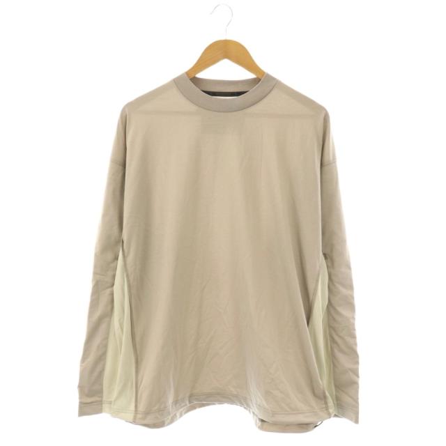 【中古】ミスターハリウッド TEST PRODUCT EXCHANGE SERVICE 25SS LONG SLEEVE カットソー 40 グレージュ メンズ