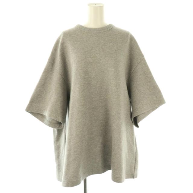 【中古】カルヴェン CARVEN 24AW TSHIRT バックリボンスウェットプルオーバー カットソー 36 グレー BIOTOP取り扱い