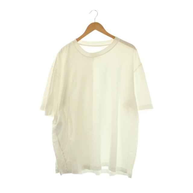 【中古】メゾンマルジェラ 1 アシンメトリードッキングTシャツ カットソー S ホワイト S51GC0474 /DO ■OS