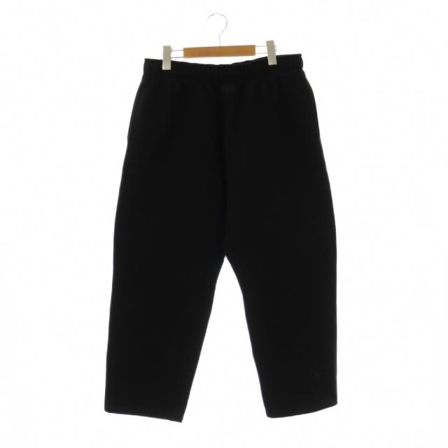 【中古】ミスターハリウッド N. 25AW EXCHANGE SERVICE スウェットパンツ ワイドテーパード 36 ブラック メンズ