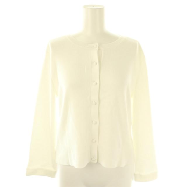 【中古】フォクシーニューヨーク FOXEY NEW YORK Vida ヴィーダ カーディガン ニット 38 ホワイト 43382 レディース