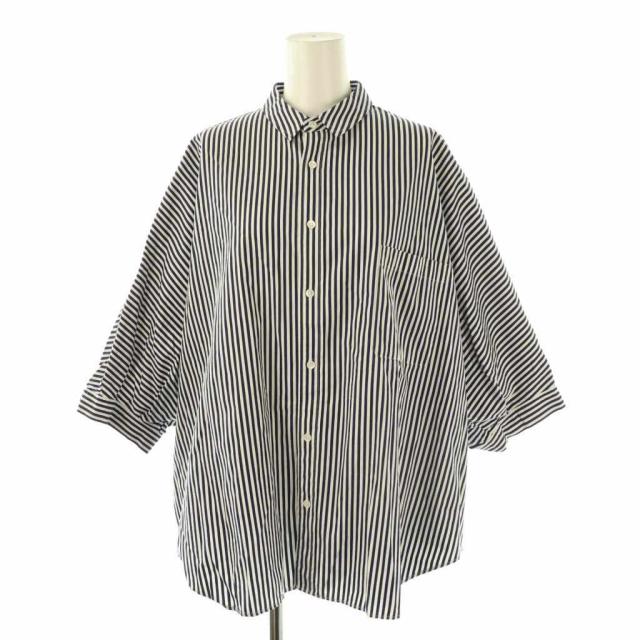 【中古】ジャーナルスタンダード ラックス 24SS タイプクロス ドロップシャツ ドルマンスリーブ ストライプ