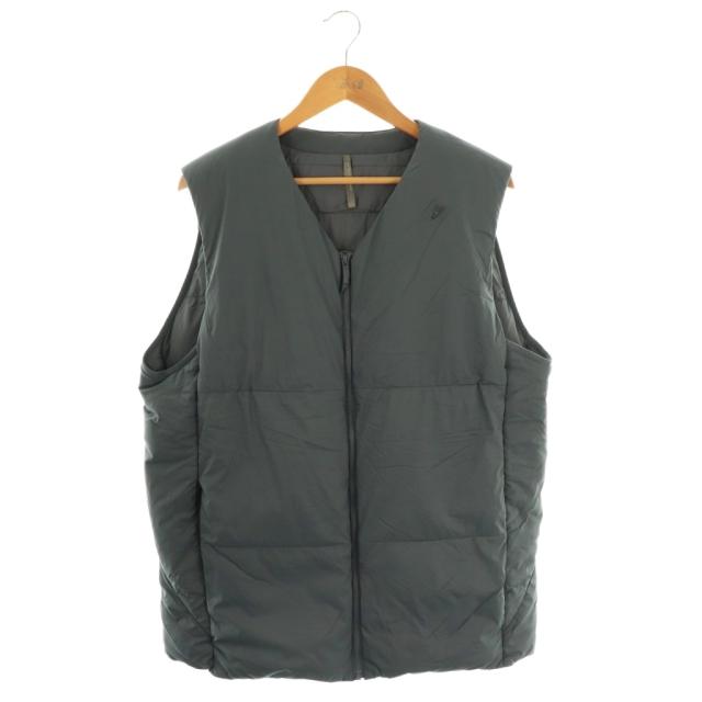 【中古】アークテリクス ARC'TERYX VEILANCE CONDUIT DOWN BEST ベスト ダウン ジップアップ XL グレー