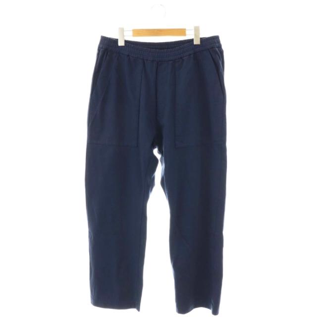 【中古】バレナ BARENA コットンイージーパンツ テーパード 50 紺 ネイビー /AT ■OS メンズ