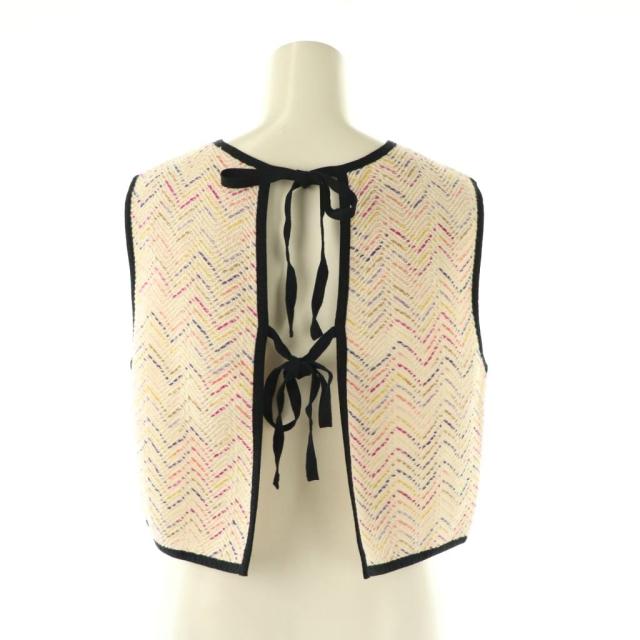 【中古】トゥモローランドコレクション TOMORROWLAND collection 25SS コロレラッセル フロンタブルトップス ベスト