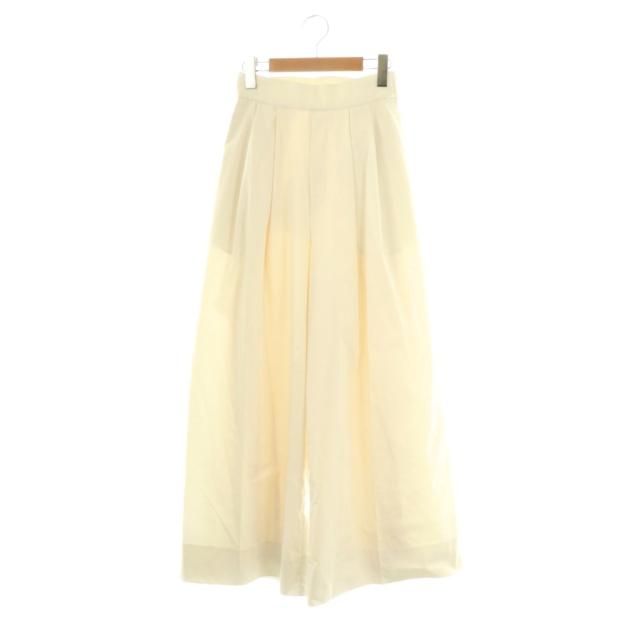 【中古】カーラ CARLA 25SS Easy 撥水 wide pants ワイドパンツ イージーパンツ F-long オフホワイト レディース