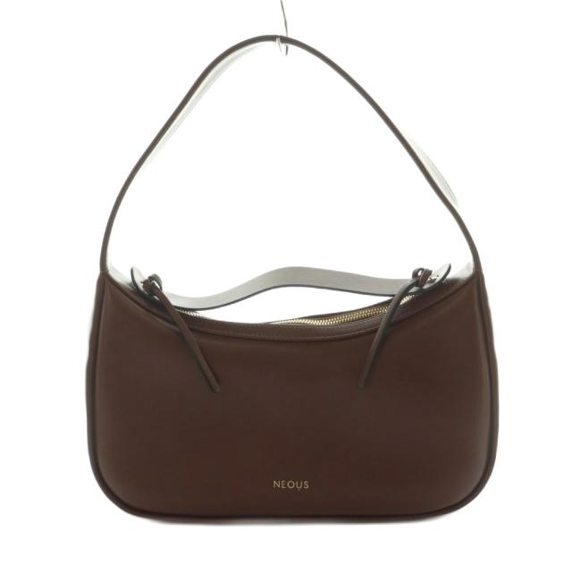 【中古】ネオアス NEOUS ドゥーズィエムクラス取扱 DELPHINUS ハンドバッグ ブラウン /MI ■OS レディース