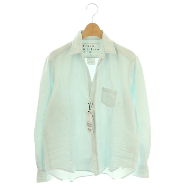 【中古】未使用品 フランク&アイリーン 25AW STONEWASHED SHIRT シャツ 長袖 ダメージ加工 ドゥーズィエムクラス取扱