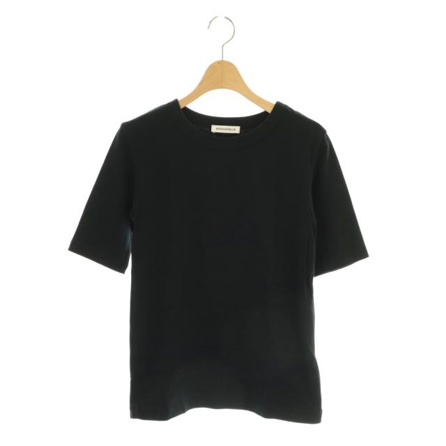 【中古】マディソンブルー MADISONBLUE 24SS CREW NECK H/S TEE Tシャツ カットソー 半袖 1 ブラック