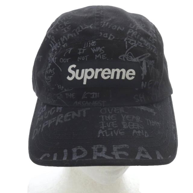 【中古】シュプリーム SUPREME 23SS Gonz Poems Camp Cap 帽子 キャップ ブラック /YO4 ■AD メンズ
