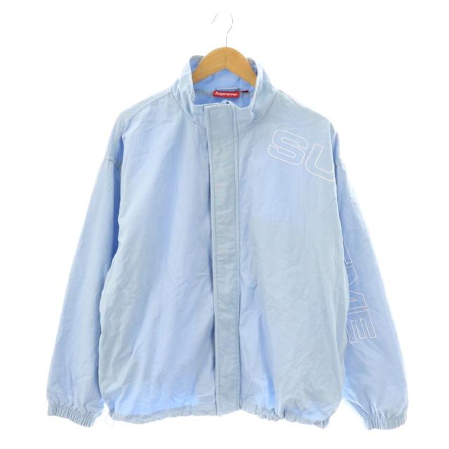 【中古】シュプリーム SUPREME 25AW Spellout Embroidered Ripstop Track Jacket ジャケット ブルゾン ジャンパー M