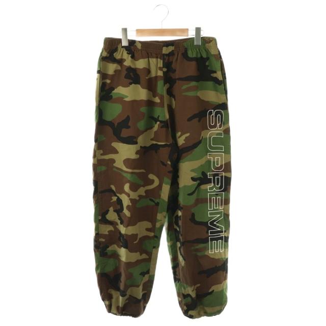 【中古】シュプリーム SUPREME 25AW Spellout Embroidered Ripstop Track Pant ジョガーパンツ ミリタリーパンツ
