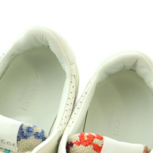 【中古】グッチ GUCCI GGエンブロイダリー スニーカー シューズ 38 25.0cm マルチカラー 670408 /MI ■OS レディース