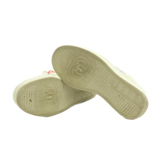 【中古】グッチ GUCCI GGエンブロイダリー スニーカー シューズ 38 25.0cm マルチカラー 670408 /MI ■OS レディース