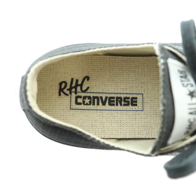 【中古】コンバース Ron Herman別注 ALL STAR AGED OX スニーカー シューズ US4.5 23.5cm チャコールグレー 1SE508
