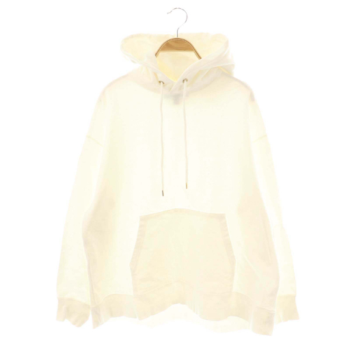 【中古】アパルトモン ドゥーズィエムクラス MADE BY America パーカー スウェット フーディプルオーバー 白 ホワイト