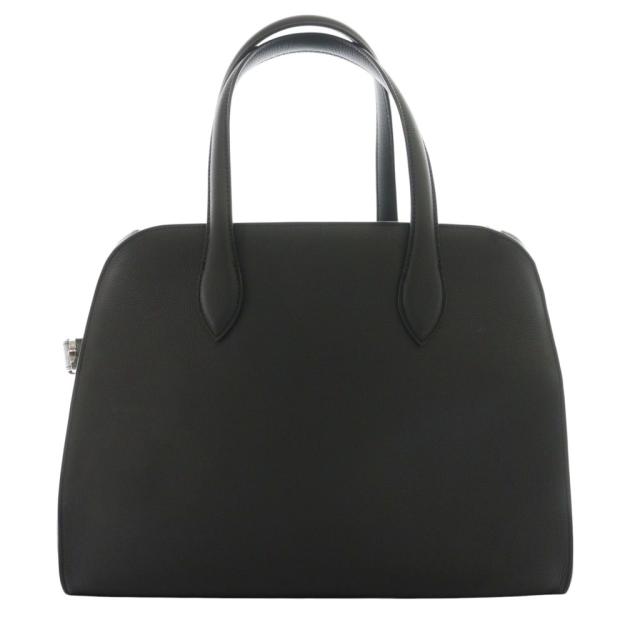 【中古】ザソール THE SOLE MONTECARLO ボストントート トリヨン・モーリス ブラック バッグ レザー MONTECARLO-TM