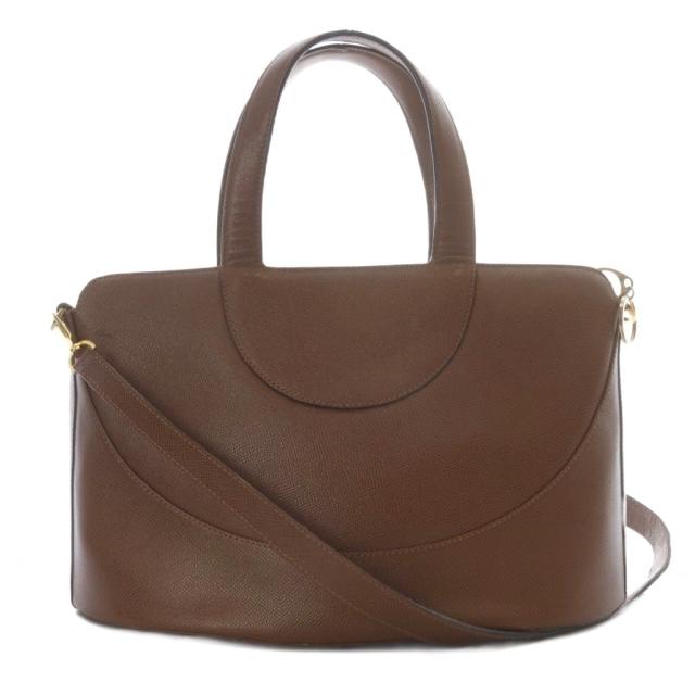 【中古】ブルガリ BVLGARI デコルテ 2WAYバッグ ショルダーバッグ ハンドバッグ レザー 茶色 /SR ■OH レディース