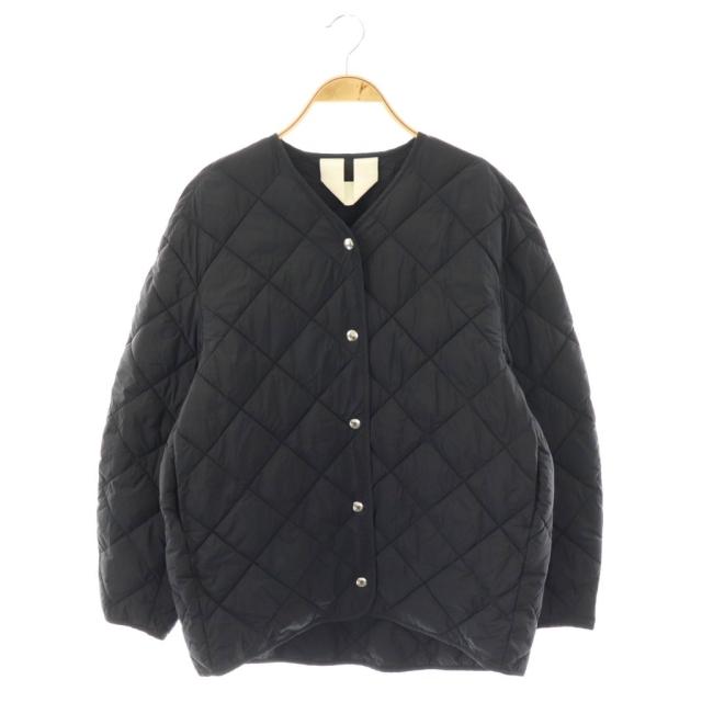 【中古】アーケット ARKET キルティングジャケット アウター EUR XS ブラック /CX ■OS レディース