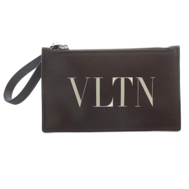 【中古】ヴァレンティノ ガラヴァーニ ロゴ フラグメントケース 茶色 1Y2P0540LVN /SR3 レディース