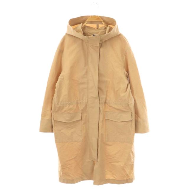 【中古】セオリーリュクス theory luxe 23SS DOVER  SORINE スプリングコート アウター ロング フード 38 ベージュ