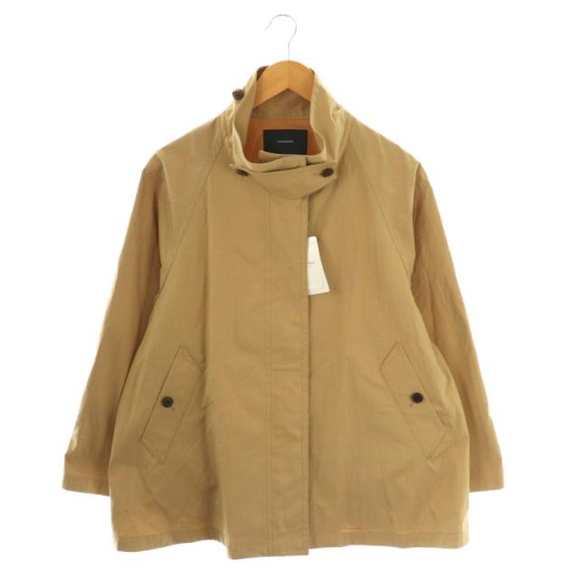 【中古】未使用品 フレームワーク Framework 25SS 撥水テントラインコート スプリングコート 36 キャメル