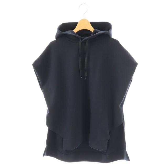 【中古】ナゴンスタンス nagonstans ライトダンボールパーカーベスト M ネイビー /DO ■OS レディース