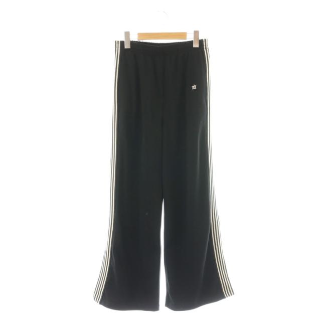 【中古】アメリカーナ 24AW アパルトモン別注 ジャージーパンツ イージーパンツ サイドライン 36 ブラック