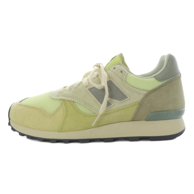 【中古】未使用品 オーラリー AURALEE New Balance 475 Vintage Yellow ニューバランス 475 ヴィンテージイエロー US9