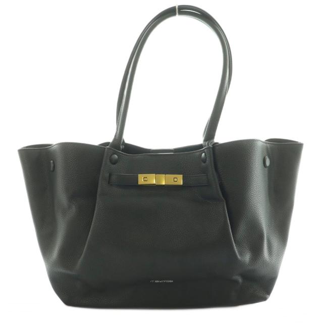 【中古】イソレ ISOLE TIMELESS ウィングトートバッグ IT BIVIYOS 黒 ブラック 9395448774940 /SS ■OS