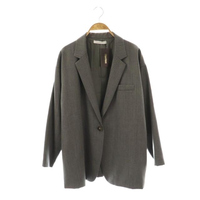 【中古】未使用品 コルピエロ 24SS Wool Gabardine Relax Jacket ジャケット テーラード 1B 総裏地 ウール グレー