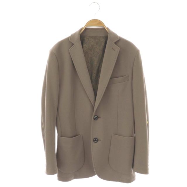 【中古】ウノピュウノウグァーレトレ 1PIU1UGUALE3 ACTIVE 2B-JKT テーラード ジャケット シングル 6 グレージュ /HK