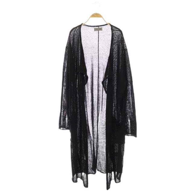 【中古】ヨウジヤマモトプールオム 23SS 7G5P PLATING カーディガン ニット ロング ダメージ加工 3 HZ-K78-984