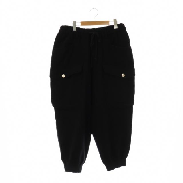 【中古】ヨウジヤマモト サイト 22AW WOOL BEAVER PATCH POCKET RIBBED CARGO PANTS パンツ ジッパーフライ 3