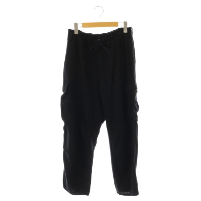 【中古】ワイスリー CLASSIC WOOL FLANNEL CARGO PANTS パンツ カーゴ ジッパーフライ S ブラック HB3391 /DO