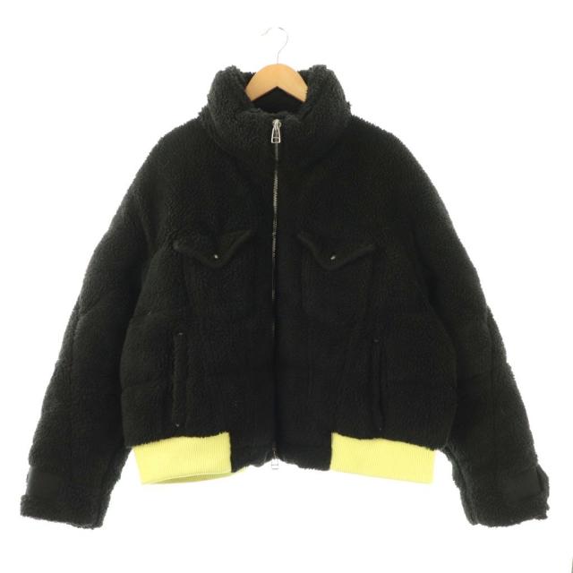 【中古】ファセッタズム FACETASM PIPPA-JK-M04  BOA DOWN JACKET ボアダウンジャケット アウター ブルゾン 4 黒