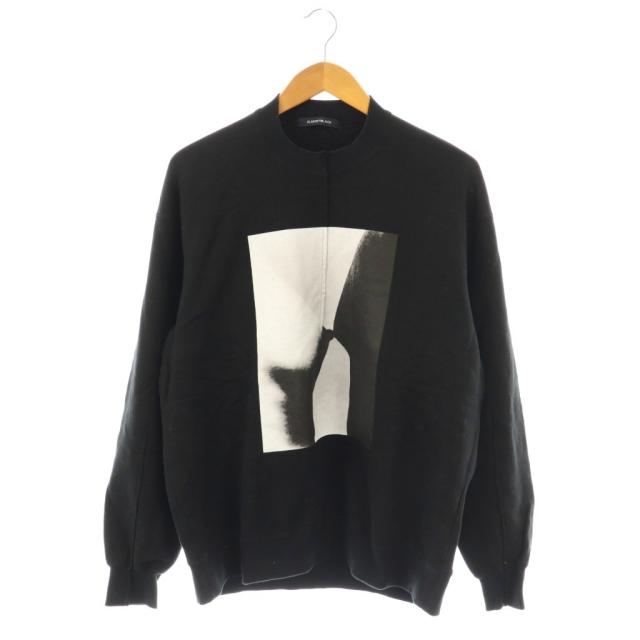 【中古】オールモストブラック ARTPICTURE L/S TEEスウェットカットソー プルオーバー 長袖 2 ブラック 22AW-CS02