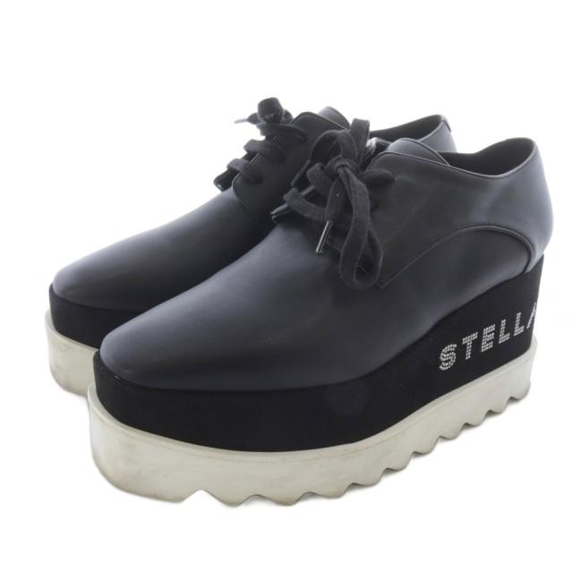 【中古】ステラマッカートニー STELLA McCARTNEY ELYSE エリス シューズ レザー 34 黒 800004 /SR ■SH レディース