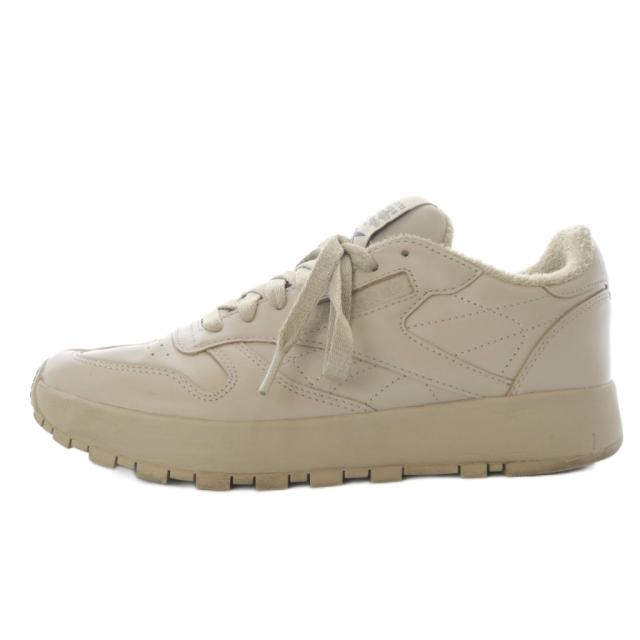 【中古】マルタンマルジェラ 22 Martin Margiela 22 メゾンマルジェラ×REEBOK CLASSIC US6.5 ベージュ GX5141