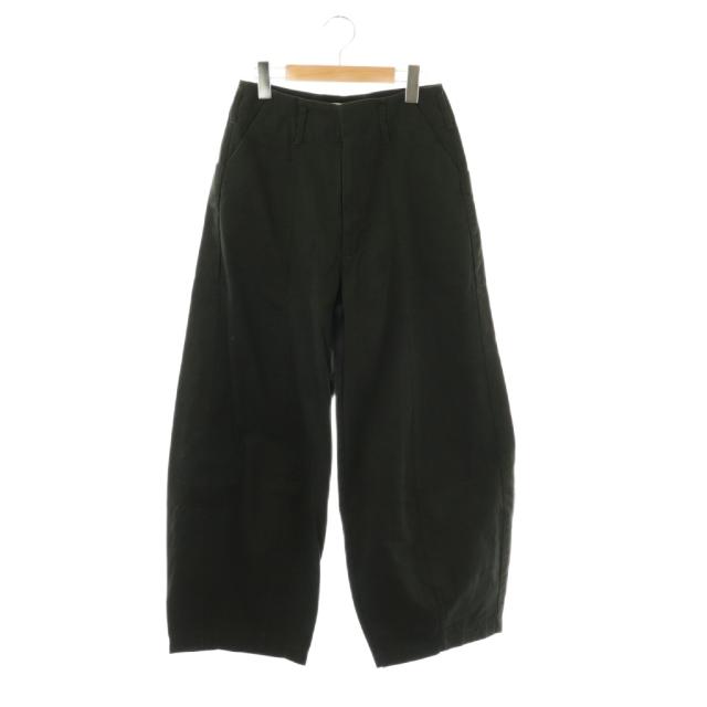 【中古】リーブス 24SS アパルトモン取り扱い CURVE PANTS パンツ ジッパーフライ 29 ブラック /DO ■OS