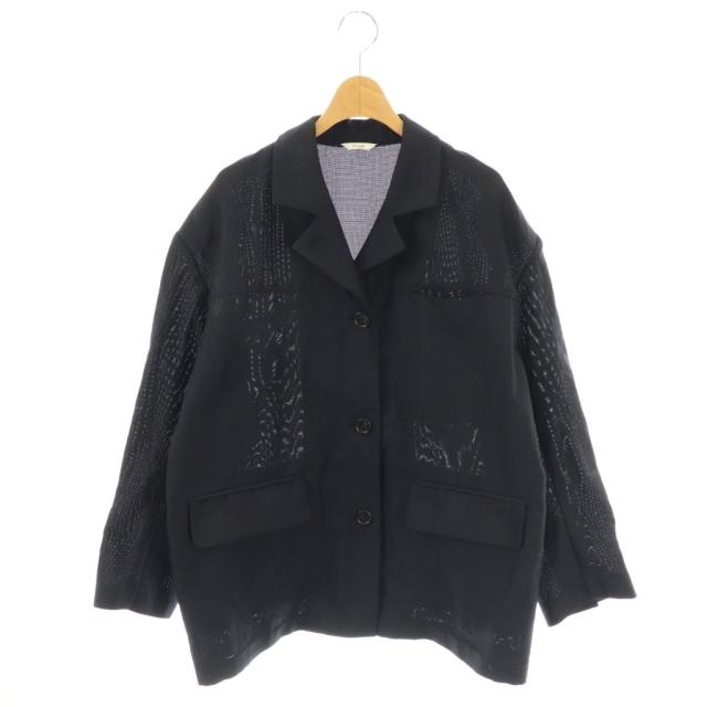 【中古】クラネ CLANE 24SS CLANE DAD MESH JACKET ジャケット 薄手 メッシュ アウター 2 濃紺 /NR ■OS レディース