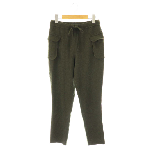 【中古】フォーティーファイブアールピーエム ウールパンツ イージー テーパード 2 カーキ 5096912 /DO ■OS