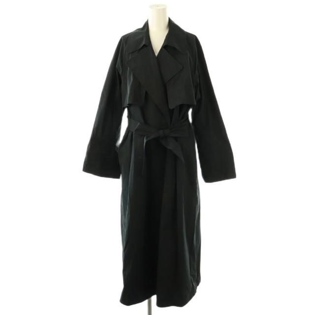 【中古】ドゥーズィエムクラス エブリデイアイライク  24AW Nonchalant トレンチコート スプリングコート F 黒